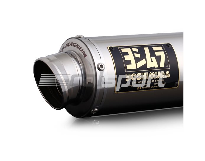 180A-44F-5X50 - Yoshimura Japan GP-Magnum Slip-On Kit With Stainless Silencer - Race